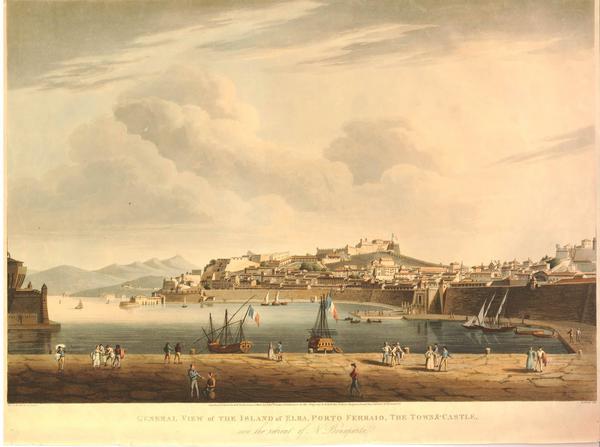 General view of the Island of Elba